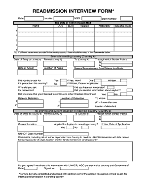Fillable Online unhcr Refoulement Form New - UNHCR - unhcr Fax Email ...