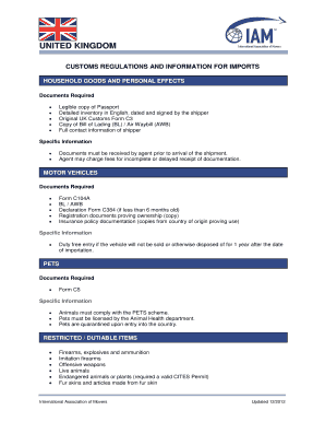 Fillable Online iamovers Legible copy of Passport Fax Email Print ...