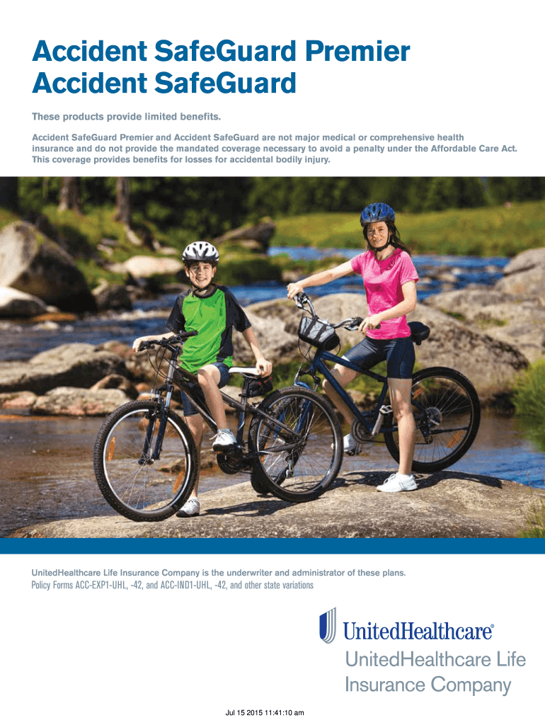 Fillable Online Accident SafeGuard Premier Accident SafeGuard Fax Email Print - pdfFiller