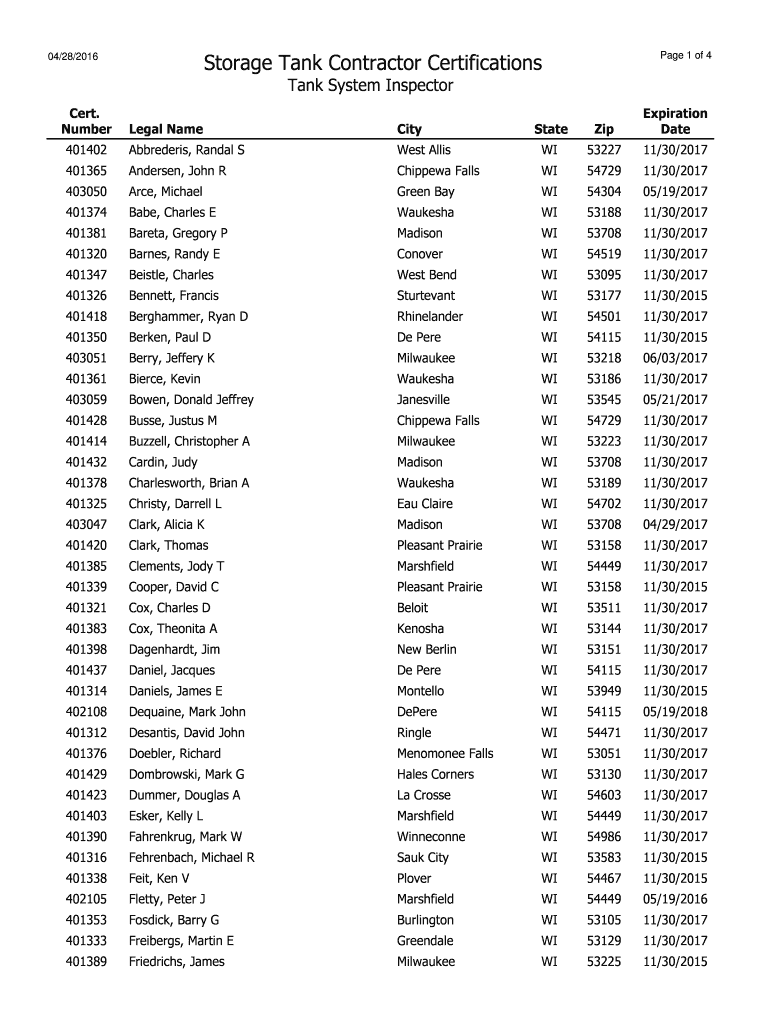 Fillable Online datcpTankCertificationbyTypeMyDatcp. Basic license ...