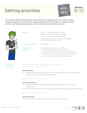 Fillable Online Setting priorities Fax Email Print - pdfFiller