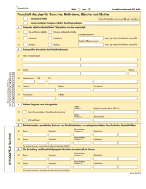 Ausfüllbar Online saalekreis Formblatt Anzeige nach 53 KrWG Fax Email ...