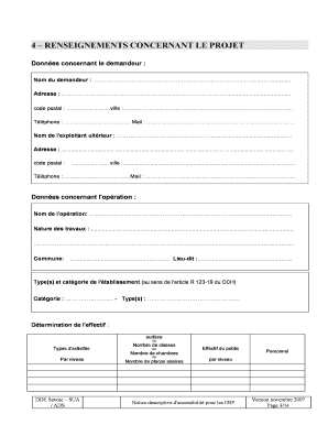 Remplissable En Ligne mairie-voglans Notice descriptive Fax Email Imprimer - pdfFiller