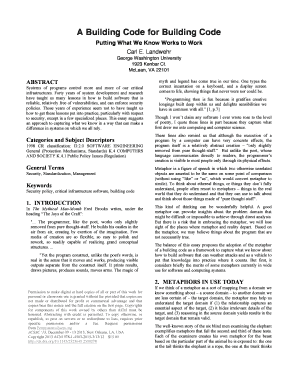 Fillable Online A Building Code for Building Code Fax Email Print ...