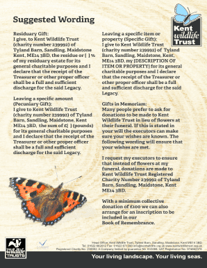 Fillable Online Residuary Gift: Fax Email Print - pdfFiller