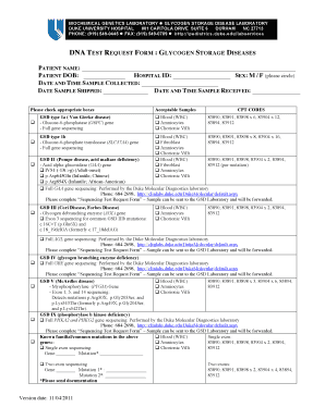 Fillable Online pediatrics duke DNA Test Request form 11042011 - Duke ...