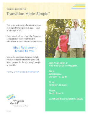 Fillable Online Youre Invited To Transition Made Simple Fax Email Print ...