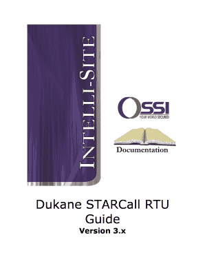 Fillable Online Dukane STARCall RTU Guide - bossib-busabbcomb Fax Email ...