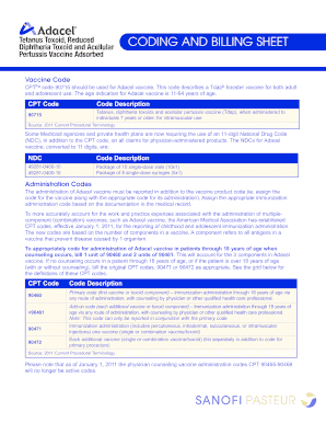 Fillable Online CODING AND BILLING SHEET Fax Email Print - pdfFiller