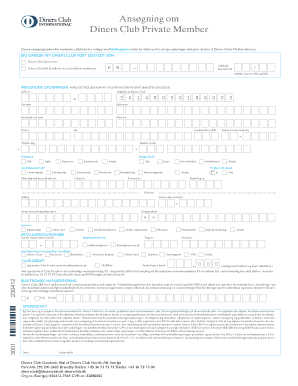Fillable Online gl Ansgning om Diners Club Private Member - bglbborgb ...