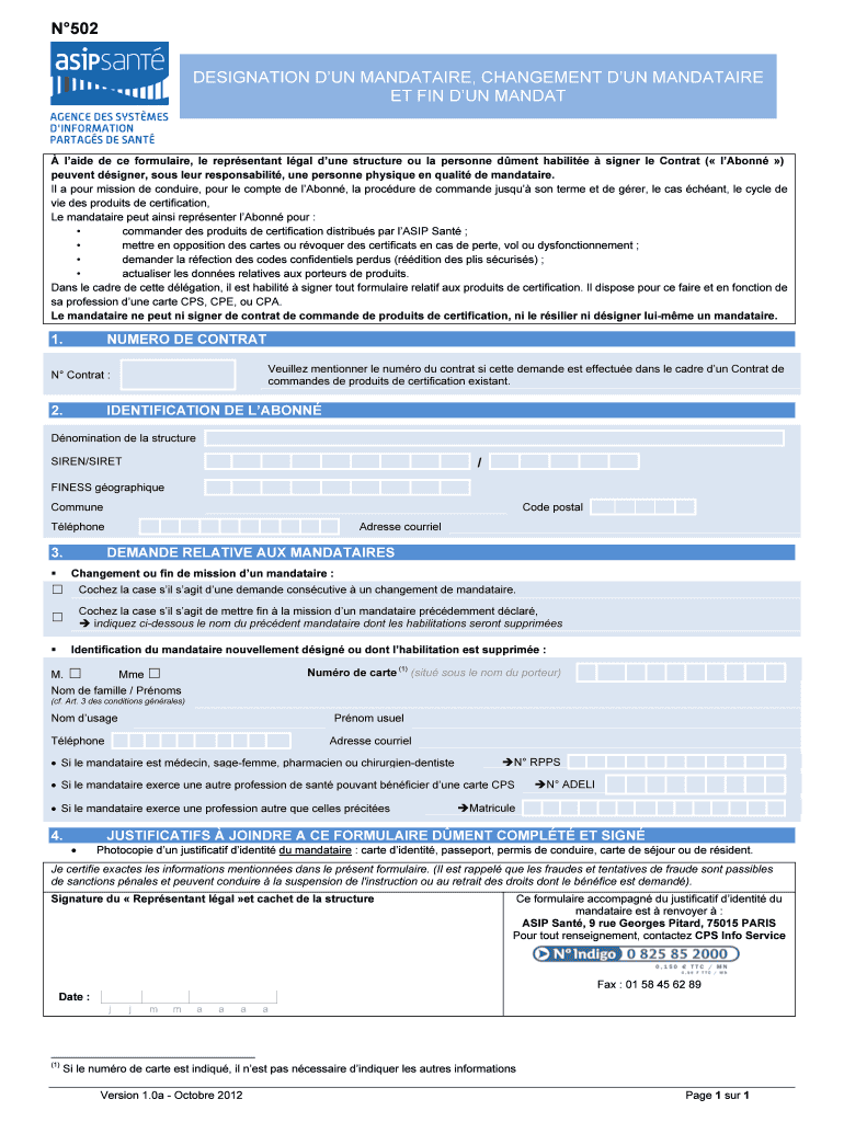 Remplissable En Ligne Formulaire 502 - D claration de d l gation. Formulaire de d claration d'un ...