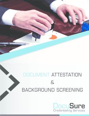 Fillable Online DOCUMENT ATTESTATION Fax Email Print - pdfFiller