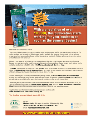 Fillable Online Attractions amp Services Map - Maine Tourism ...