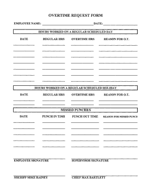 Fillable Online Overtime Request Form.pdf Fax Email Print - pdfFiller