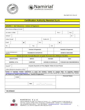 Compilabile Online ordineavvocatifirenze Certification Authority ...