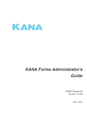 Fillable Online KANA Forms Administrators Guide - mykanacom Fax Email ...