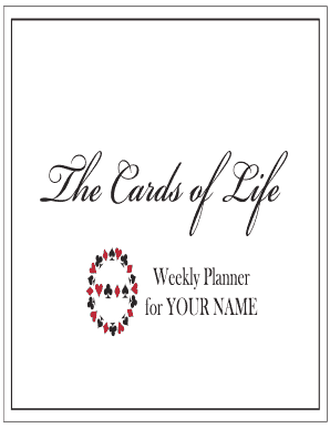 Fillable Online The Cards of Life - Scene the Light Entertainment Fax ...