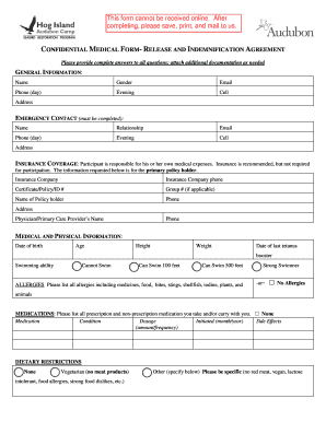 Fillable Online projectpuffin Medical form - Project Puffin Fax Email ...