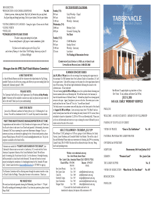 Fillable Online BENEDICTION *BENEDICTION AND CHORAL RESPONSE No Fax ...