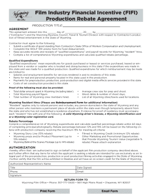 Fillable Online Film Industry Financial Incentive FIFI Production ...