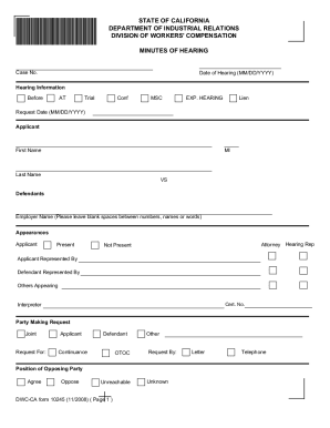 Fillable Online DWC-CA form 10245 Fax Email Print - pdfFiller