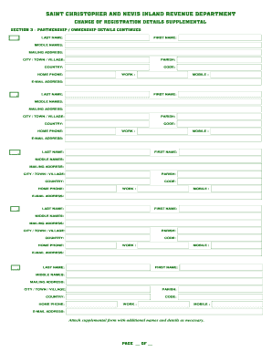 Fillable Online Change of Registration Details Supplemental - Inland ...