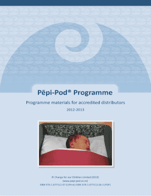 Fillable Online Pepi-pod MaterialsJuly2013WEB Fax Email Print - pdfFiller