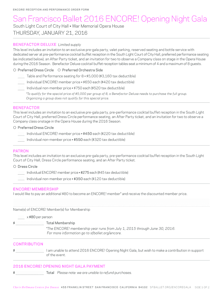 Fillable Online d2ypq1gviimup cloudfront ENCORE RECEPTION AND ...