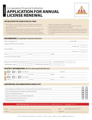 Fillable Online treasury gov Form 012 Cooperative Financial Institution ...