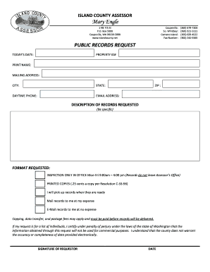 Fillable Online Download the Public Records Request Form for ...