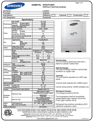 Fillable Online DVM Plus III Heat Pump Condenser - dvmdownloadcom Fax Email Print - pdfFiller