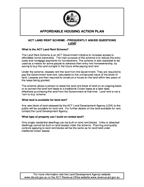 Fillable Online AFFORDABLE HOUSING ACTION PLAN Fax Email Print - pdfFiller