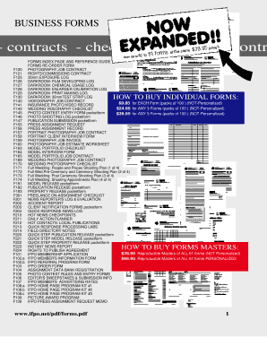 Fillable Online - contracts - checklists - releases -contra Fax Email ...