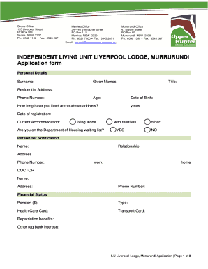 Fillable Online upperhunter nsw gov Liverpool Lodge Application Form ...
