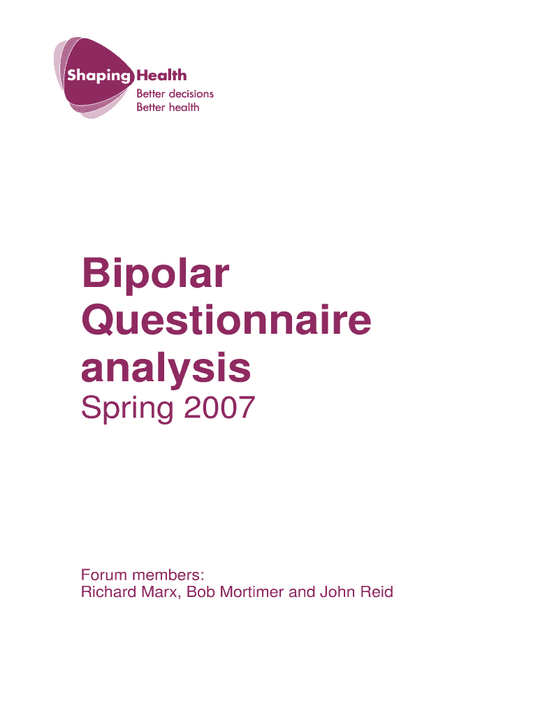 Fillable Online resourcebank org Bipolar Questionnaire analysis ...