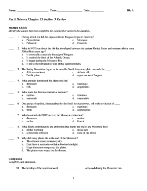 Earth Science Chapter 3 Review Answers - Fill Online, Printable ...