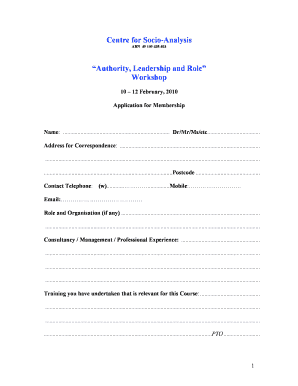 Fillable Online acsa net Authority Leadership and Role Workshop ...