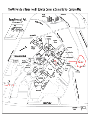 Fillable Online pharmacology uthscsa Map for Orientation Parking - The ...