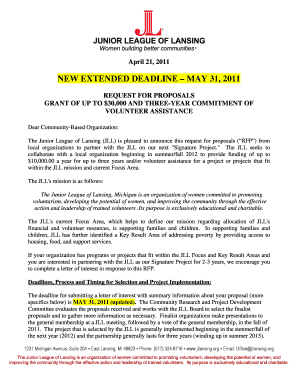Fillable Online Word Version of final JLL RFP 2011 w extended ...