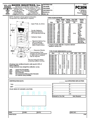 Fillable Online com W Upper Rods, by others Double Deflection Neoprene ...