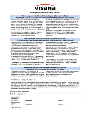 Compilabile Online Promemoria per dipendenti uscenti - visanach Fax ...