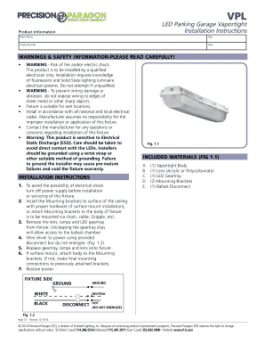 Fillable Online VPL - Precision Paragon P2 Fax Email Print - pdfFiller