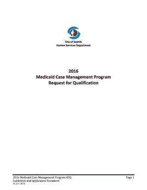 Fillable Online Medicaid Case Management Program Fax Email Print ...