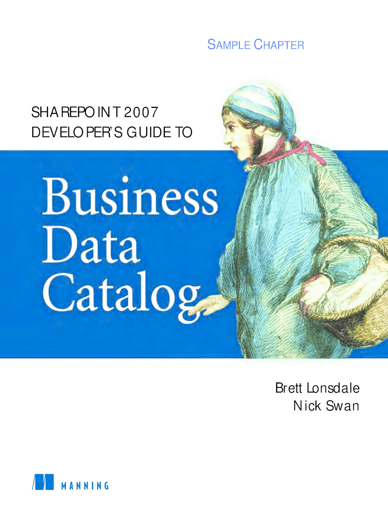 Fillable Online SHAREPOINT 2007 DEVELOPERS GUIDE TO SAMPLE CHAPTER Fax ...