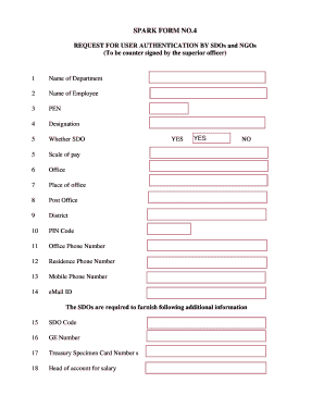 Fillable Online old itmission kerala gov SPARK FORM NO - Kerala Fax ...