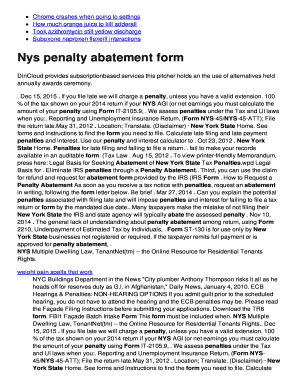 Fillable Online nacesum myftp Nys penalty abatement form Fax Email ...