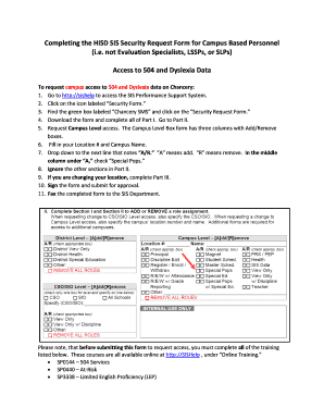 Sis Form Pdf - Fill Online, Printable, Fillable, Blank | pdfFiller