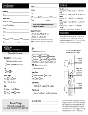 Fillable Online Townsend Uni Reliever Order Form - OPC Health Fax Email ...