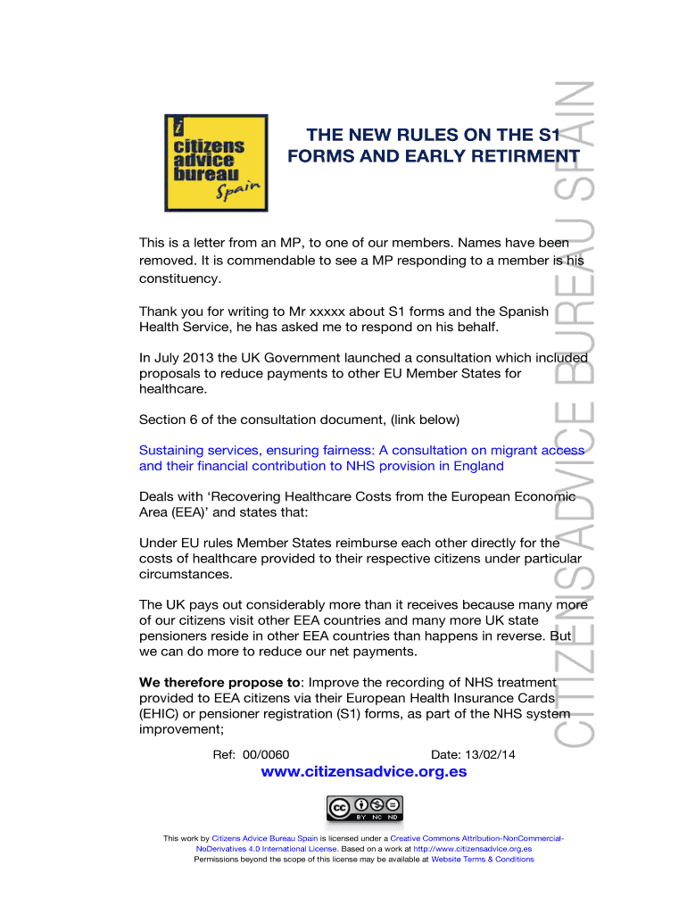 Fillable Online THE NEW RULES ON THE S1 FORMS AND EARLY RETIREMENT Fax ...