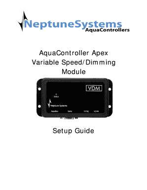 Fillable Online AquaController Apex Fax Email Print - pdfFiller